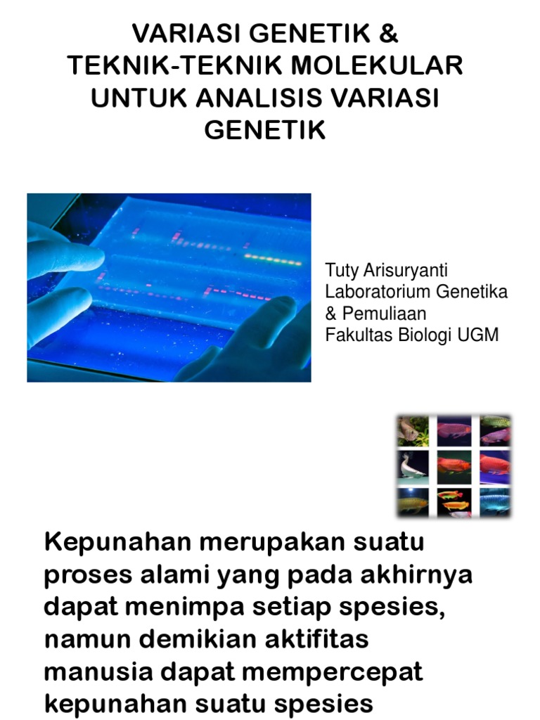 Variasi Genetik & Teknik Molekular | PDF