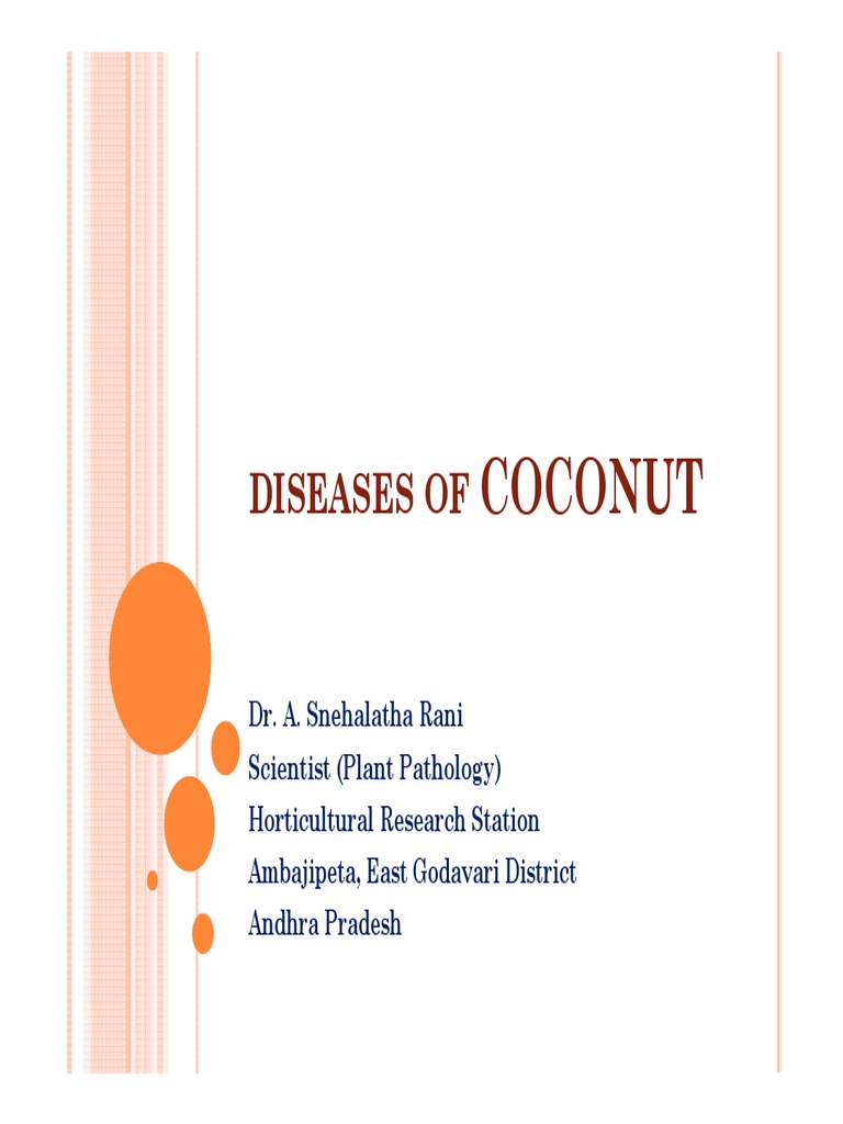 Coconut Disease Management Strategies | PDF | Coconut | Biological Pest ...