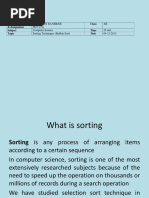 Lesson Plan Sorting (Bubble Sort) | PDF | Theoretical Computer Science | Applied Mathematics