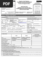 CHED TDP Application Form PDF | PDF | Justice | Crime & Violence