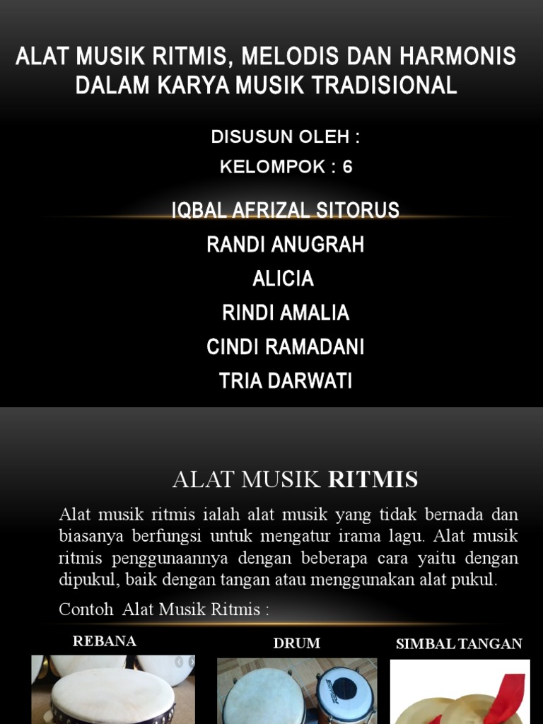 Alat Musik Ritmis Jadi | PDF