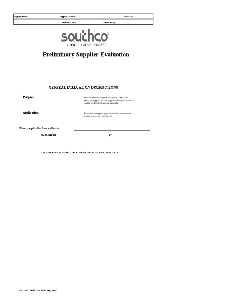 Form 1315 Preliminary Evaluation | Download Free PDF | Calibration ...