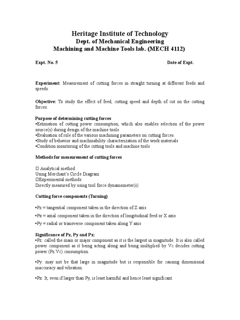 Heritage Institute of Technology: Dept. of Mechanical Engineering ...