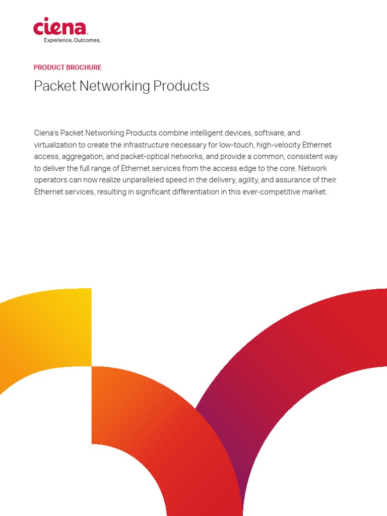 Ciena Packet Networking Portfolio PB | PDF | Network Switch | Computer Network