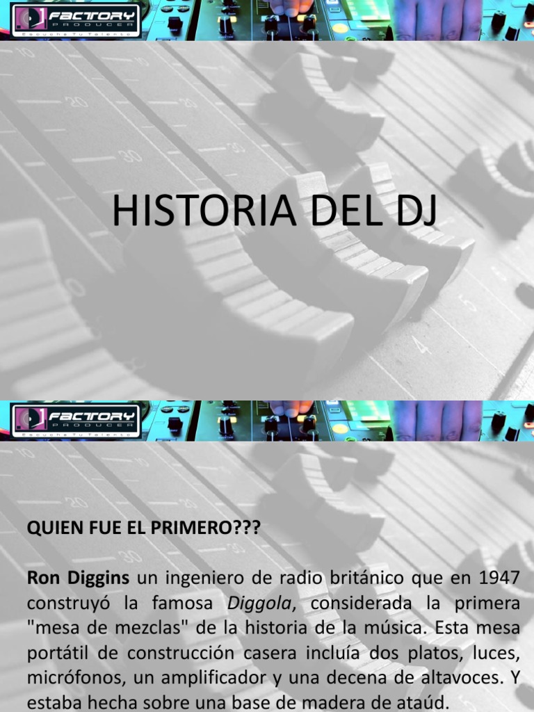 01 Origen DJ | PDF | Disc jockey | Música electrónica