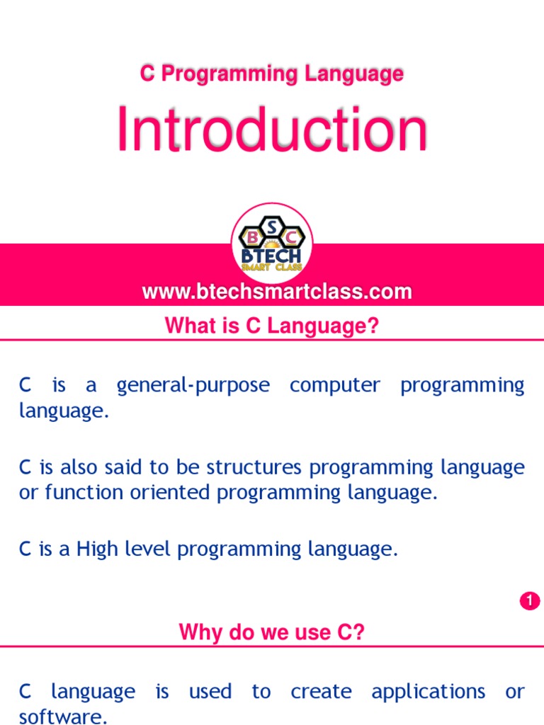 C Introduction | PDF