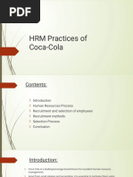 Coca Cola Value Chain Analysis | PDF | Coca Cola | The Coca Cola Company