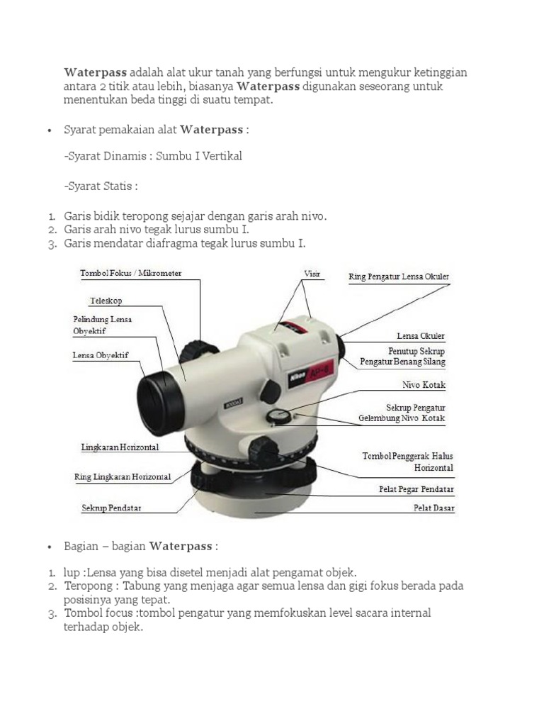 Waterpass | PDF