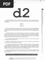 Test D2 | PDF | Atención | Sicología