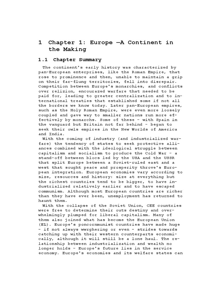 Europe's Historical Evolution and Identity | PDF | Voter Turnout ...