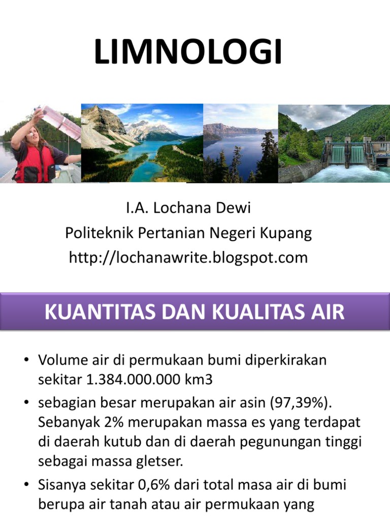Pengantar Limnologi | PDF