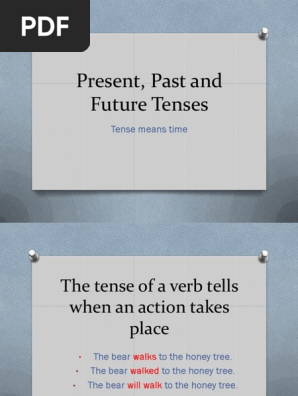 Ppt Verb Tense Review Past Present Future