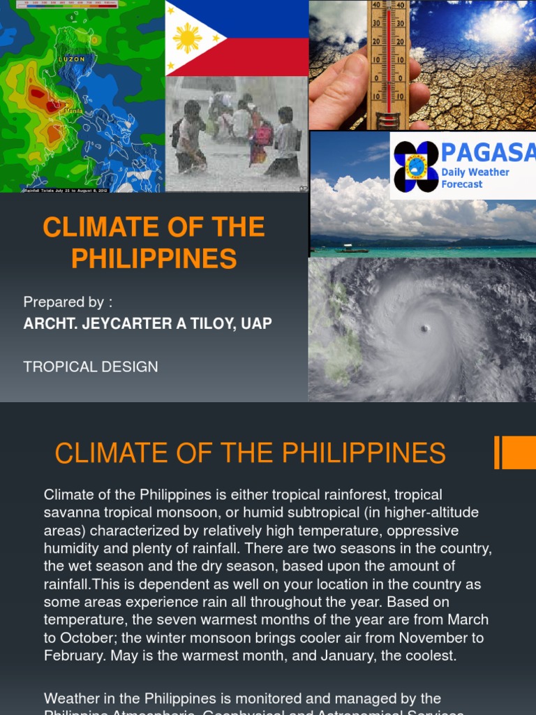 Climate of The Philippines | PDF | Typhoon | Tropical Cyclones