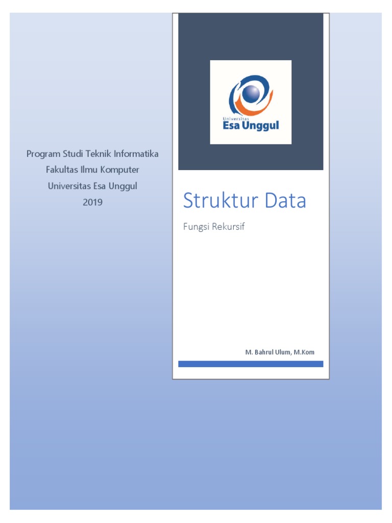 Modul Perkuliahan Sesi 7 Struktur Data | PDF