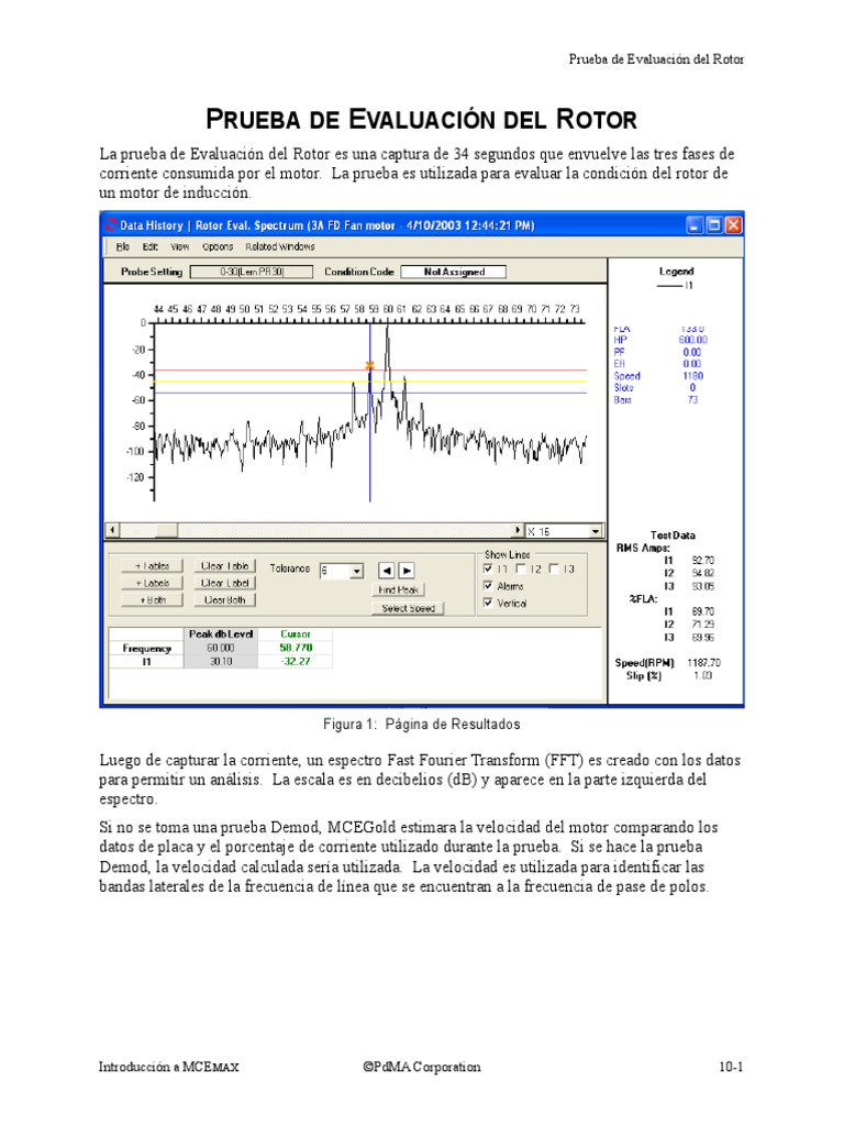 Cap 10 MCEGold Evaluacion de Rotor | PDF | Decibel | Densidad espectral