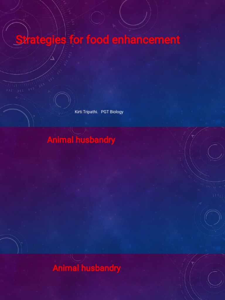 Strategies of Food Enhancement | PDF | Poultry | Hybrid (Biology)