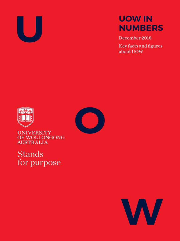 Uow in Numbers: December 2018 Key Facts and Figures About UOW | PDF ...