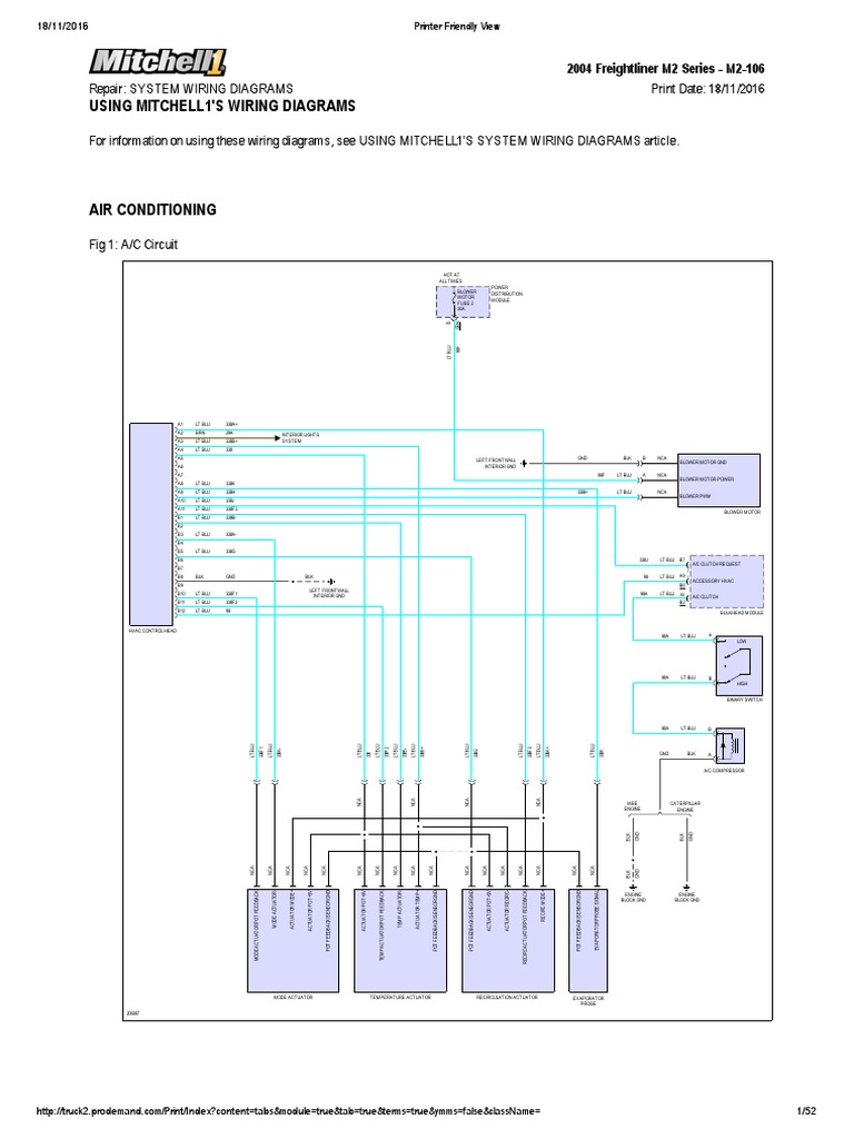 Freightliner M2 Wiring Diagrams Guide | PDF | Machines | Vehicles