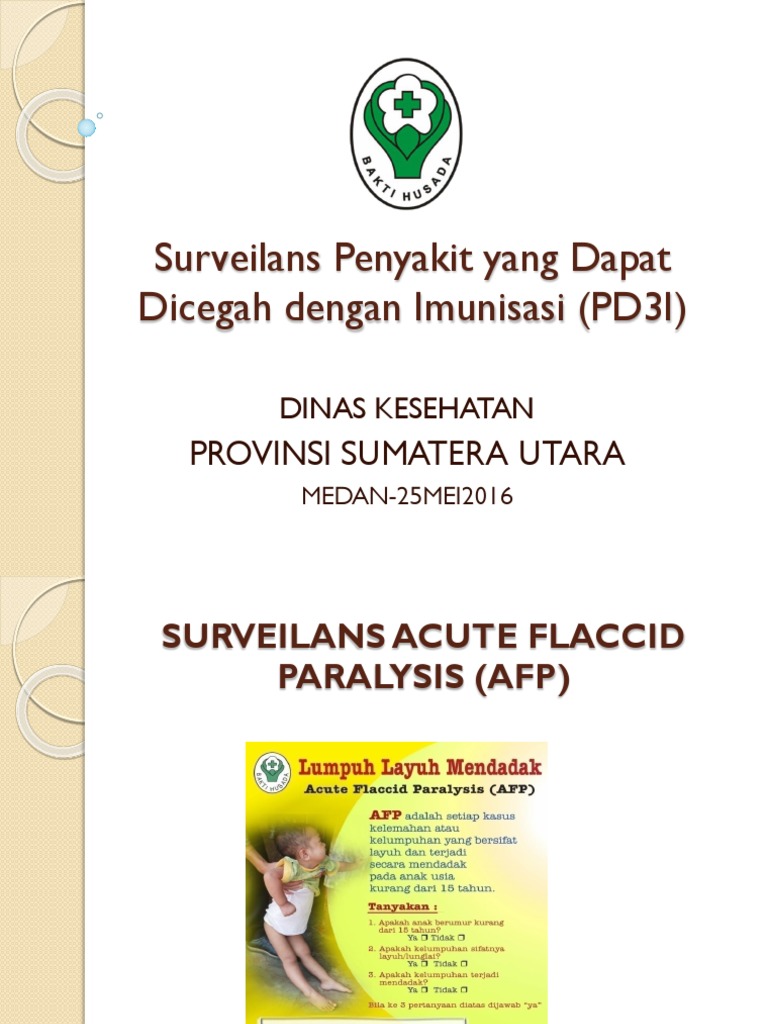 Presentasi Surveilans PD3I RS - USU | PDF
