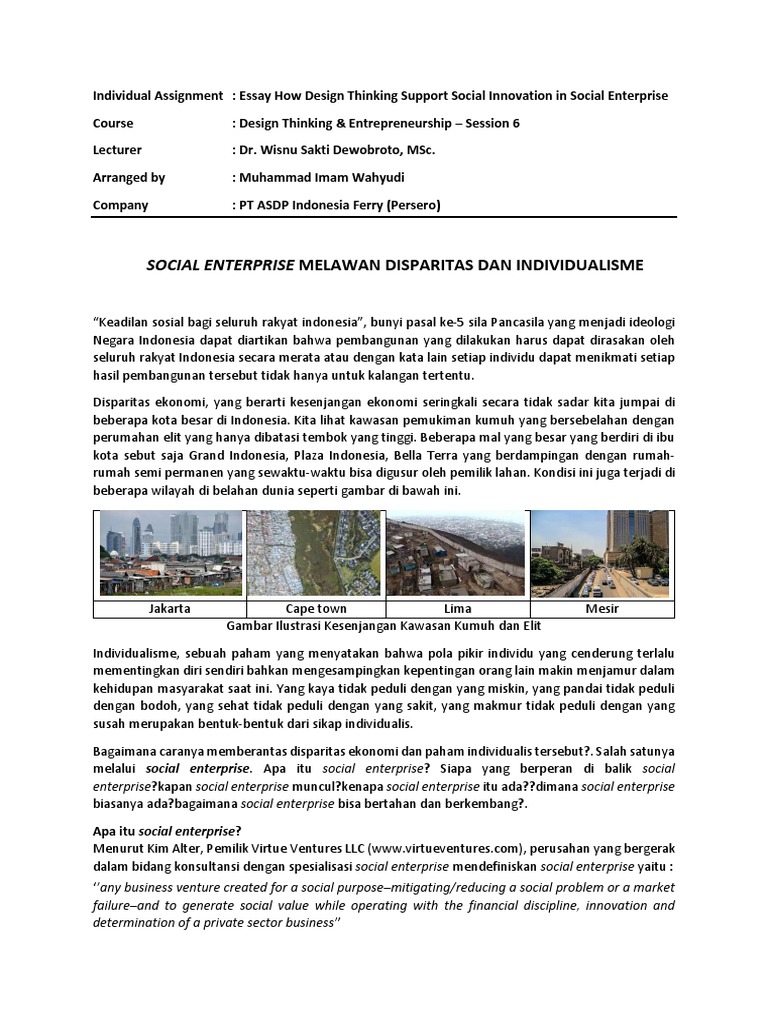 Assignment Design Thinking | PDF