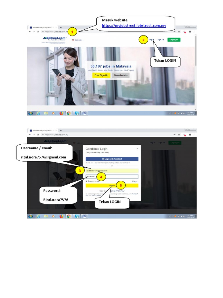 Cara Login Jobstreet | PDF