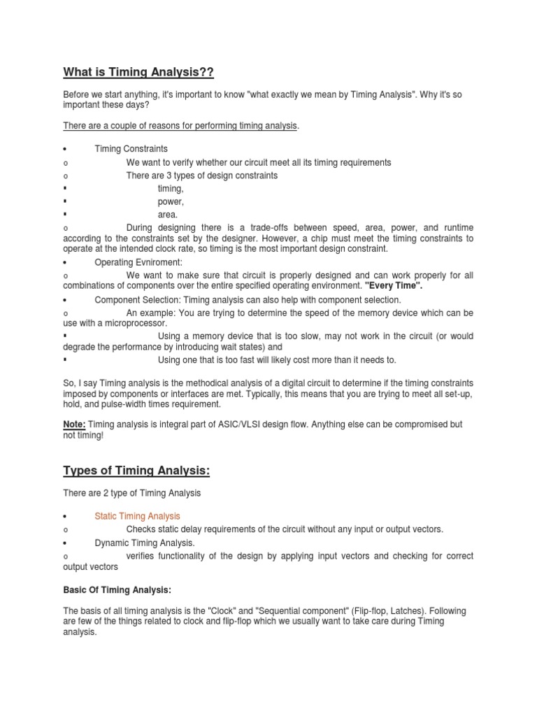 Sta | PDF | Digital Electronics | Electronic Circuits