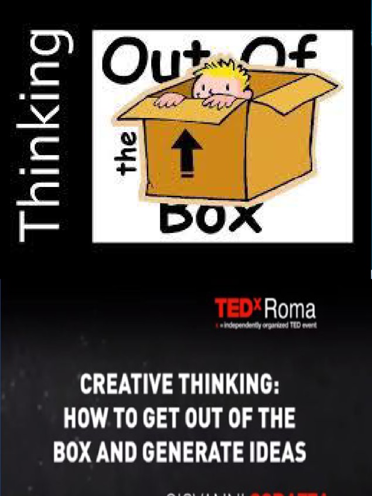 Creative, Out of Box Thinking | PDF | Microsoft Power Point | Cognition