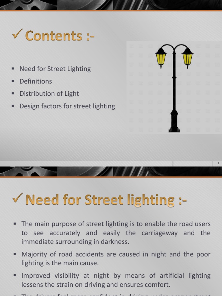 Street Lighting | PDF | Lighting | Street Light