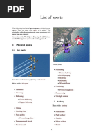 List of Ball Games - Wikipedia | PDF | Cue Sports | Team Sports