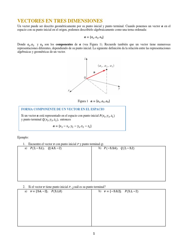 4 Vectores 3D Producto Cruz Rectas y Planos | PDF | Vector Euclidiano | Geometria plana)