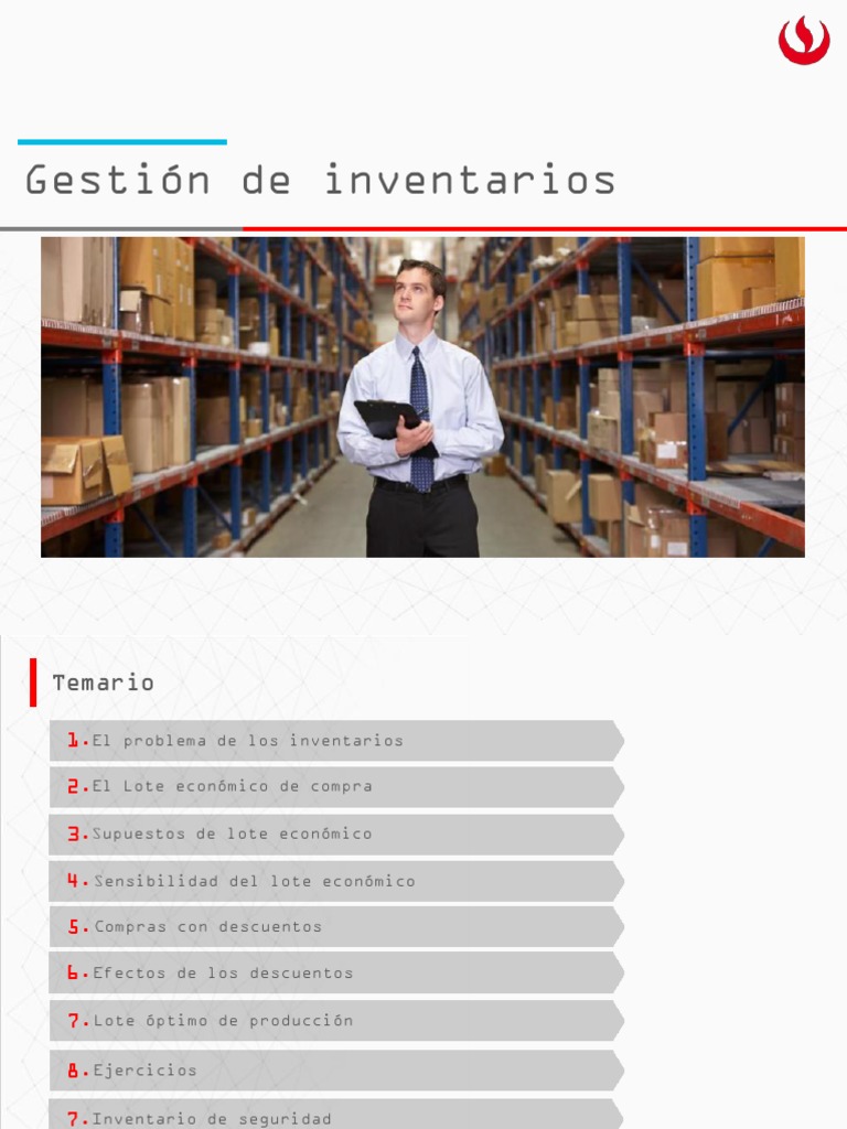 Gestion de Inventarios UPC | PDF | Inventario | Negocios económicos