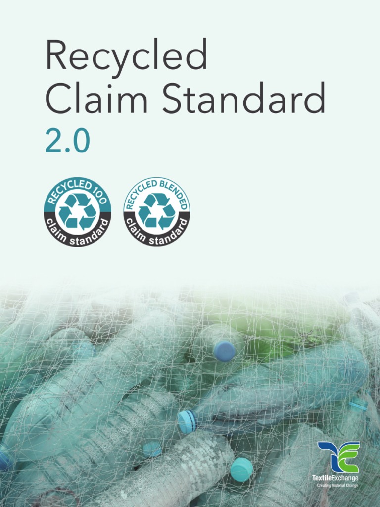 Recycled Claim Standard v2.0 | PDF | Recycling | International ...