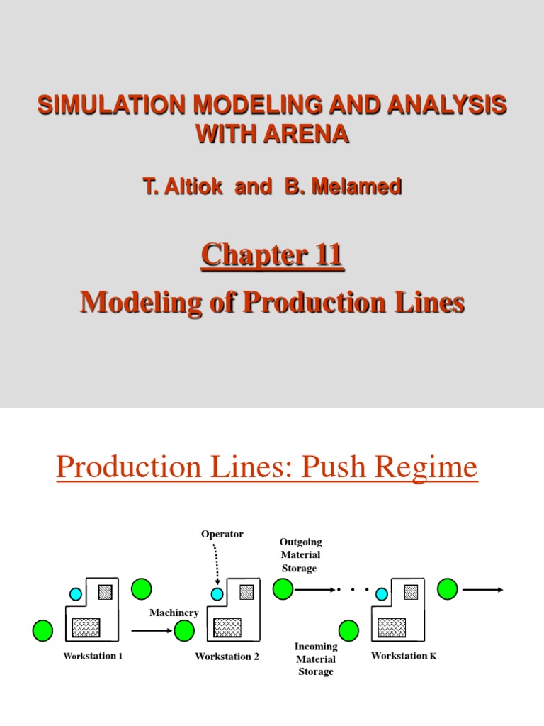 Simulation Modeling and Analysis With Arena: Modeling of Production Lines | PDF | Simulation ...