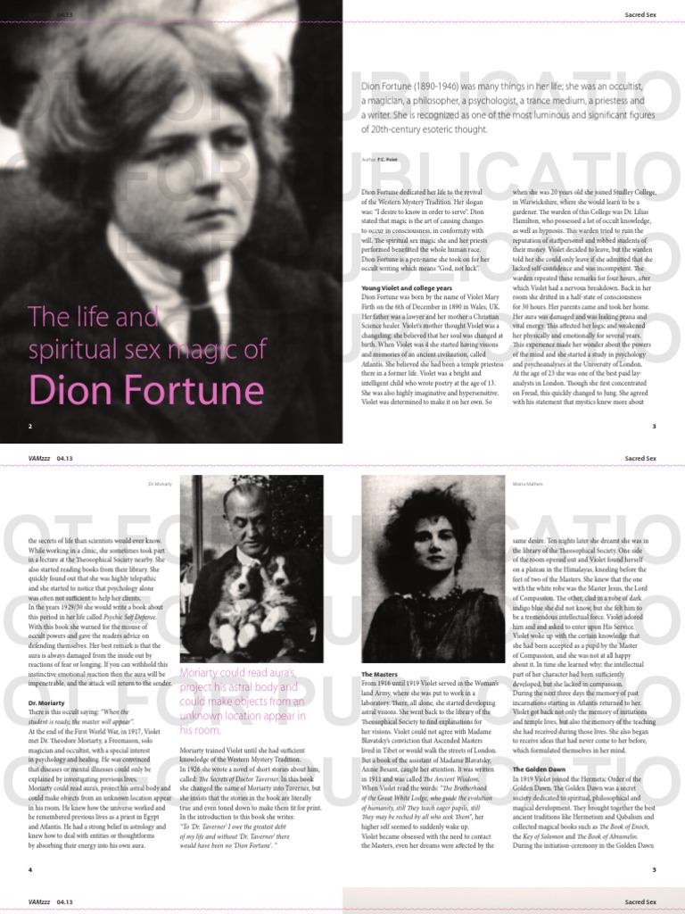 The Life and Magic of Dion Fortune | PDF | Ascended Master | Western ...