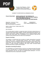 Case Study Informed Consent Template | PDF | Informed Consent | Case Report
