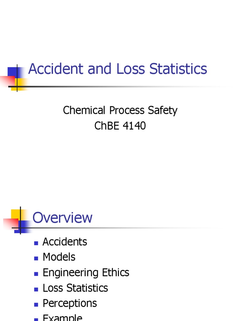 Lect 6 - Accident and Loss Statistics | PDF | Risk | Hazards