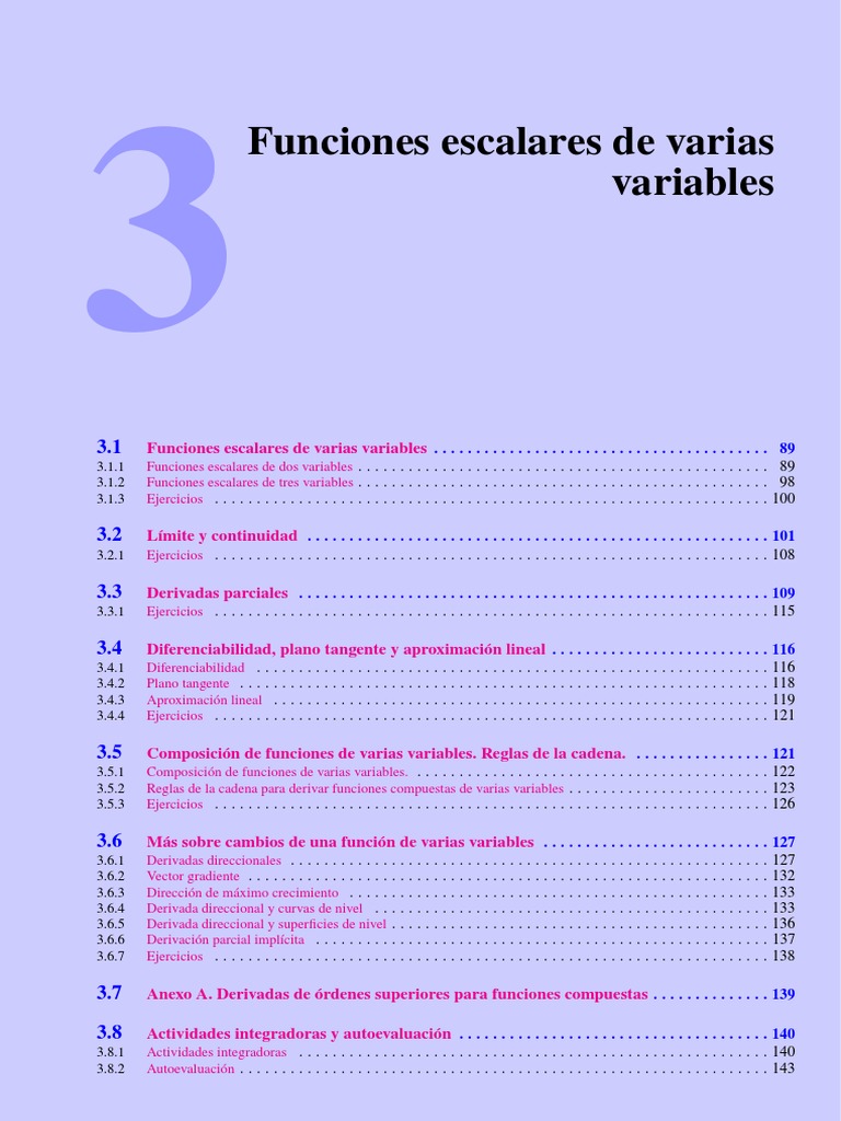 Funciones Escalares de Varias Variables2 | PDF | Función (Matemáticas) | Límite (Matemáticas)