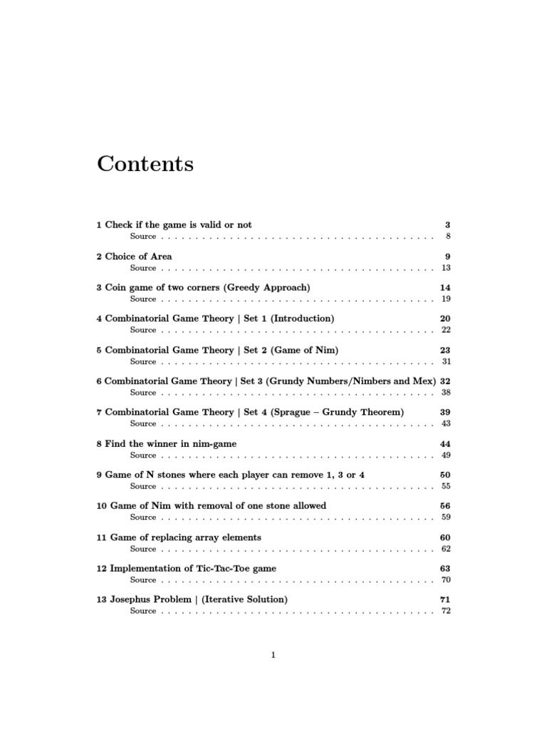 Game Theory | PDF | Applied Mathematics | Discrete Mathematics