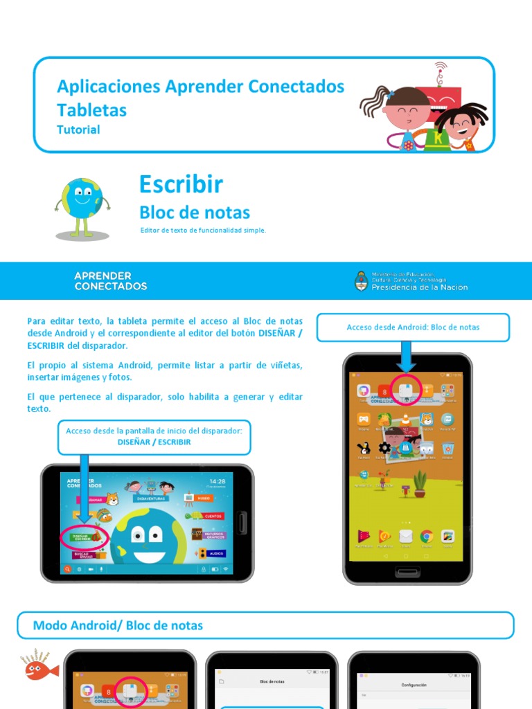 Tablet Nivel Inicial Aprender Conectados 2019 | PDF | Ventana ...