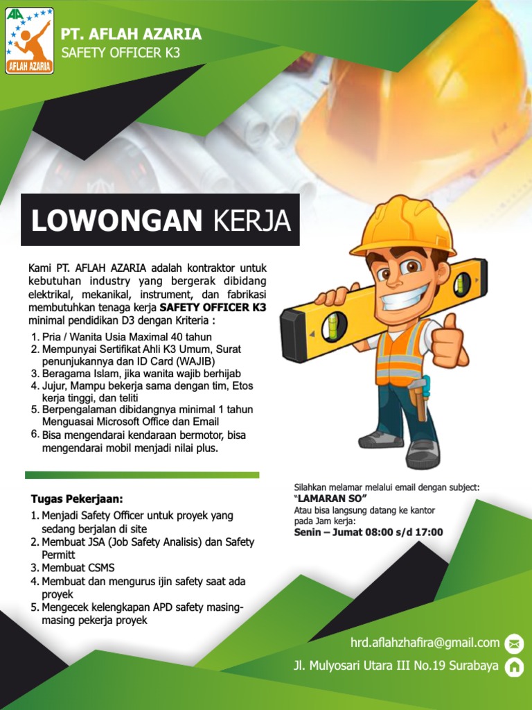 Desain Lowongan Kerja | PDF | Karier & Perkembangan | Bisnis