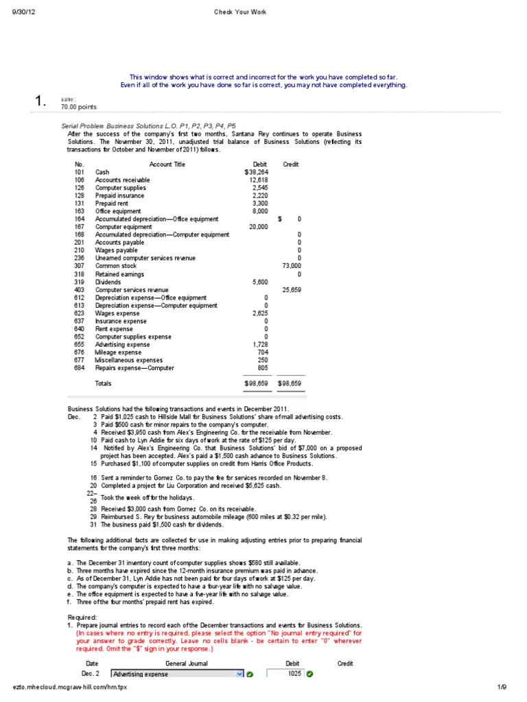 Accounting Cycle Project 3 Financial Accounting Fundamentals PDF | PDF ...