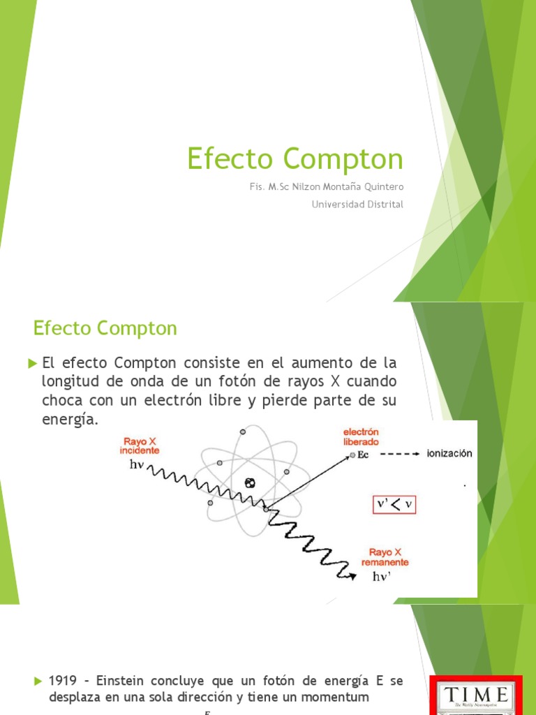 Efecto Compton | PDF | Fotón | Electrón