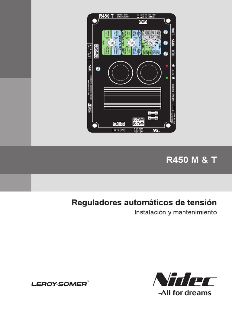 Avr R450 M&T | PDF | Electricidad
