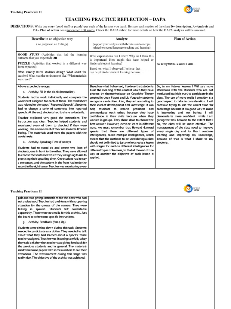 Dapa Template | Download Free PDF | Neuropsychological Assessment ...