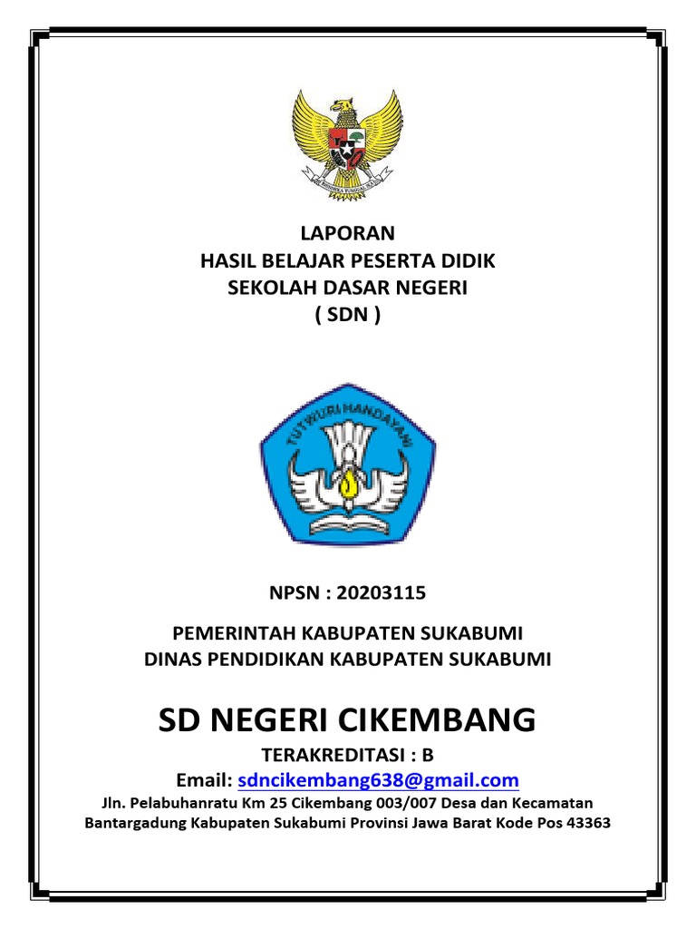 Desain Cover Raport | PDF