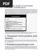Panduan Lengkap Menulis Naskah Film | PDF