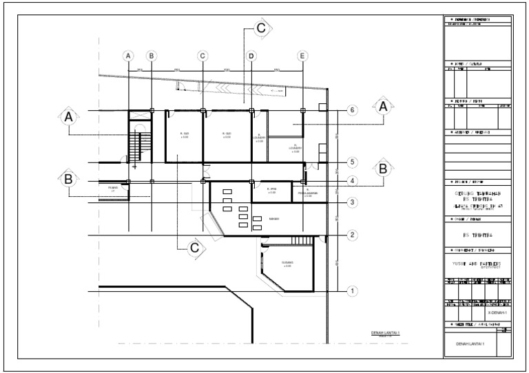 01 Denah Struktur | PDF