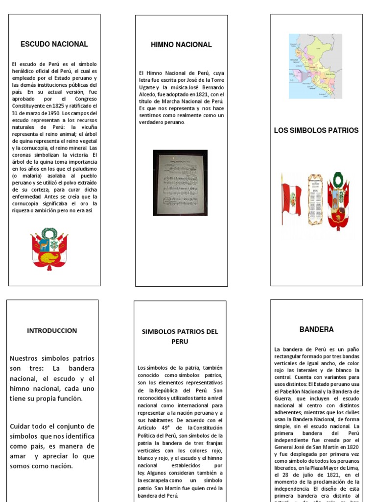 Simbolos Patrio | PDF | Símbolos nacionales | Los símbolos