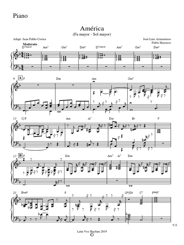 Canción América | PDF