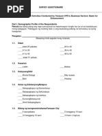 (Tagalog) Informed Consent Form For KII:FGD | PDF